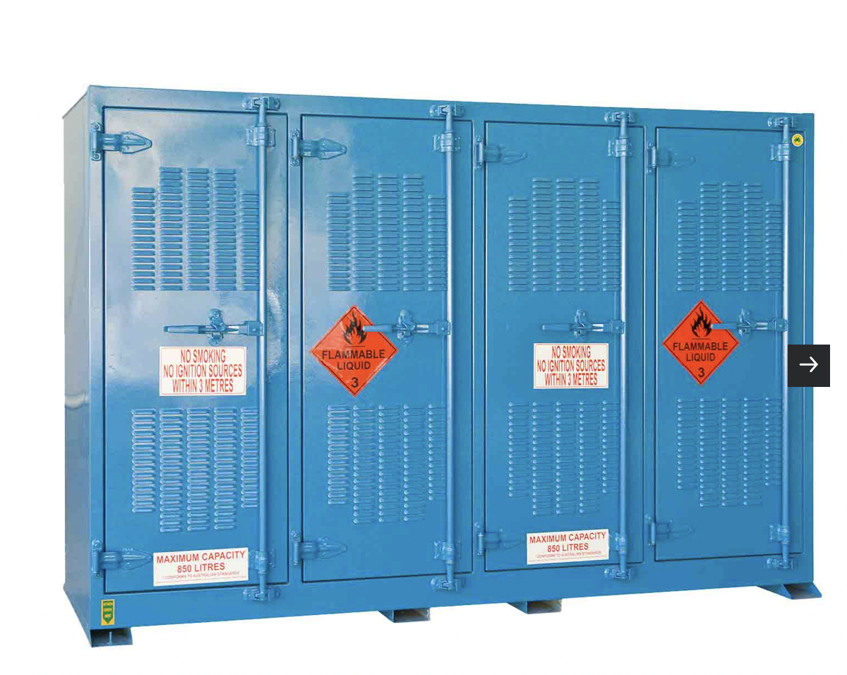 Buy 850L Small Outdoor Flammable Liquid Store Online | $0.00 AUD