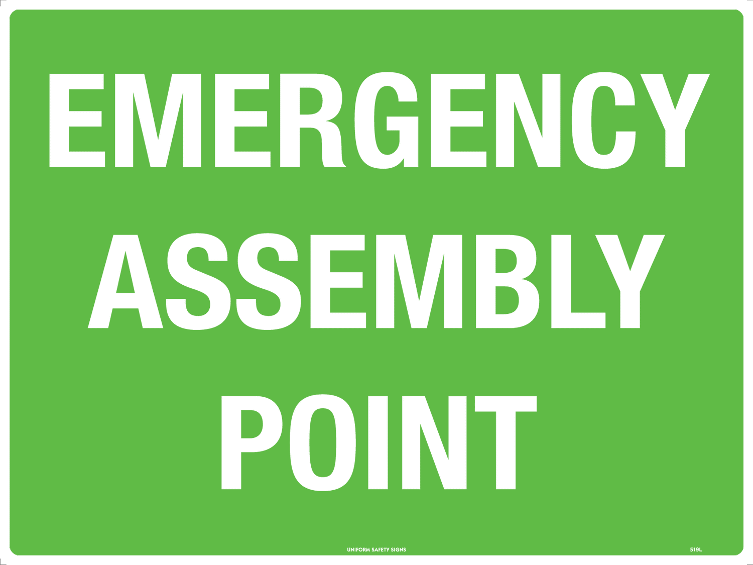 Buy Emergency Assembly Point Online | $25.00 AUD