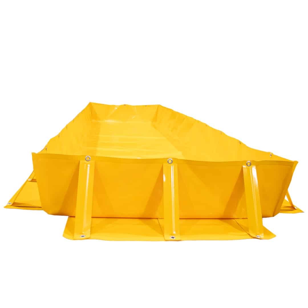 Collapsible Bund Yellow PVC – Super Spill & Safety Solutions